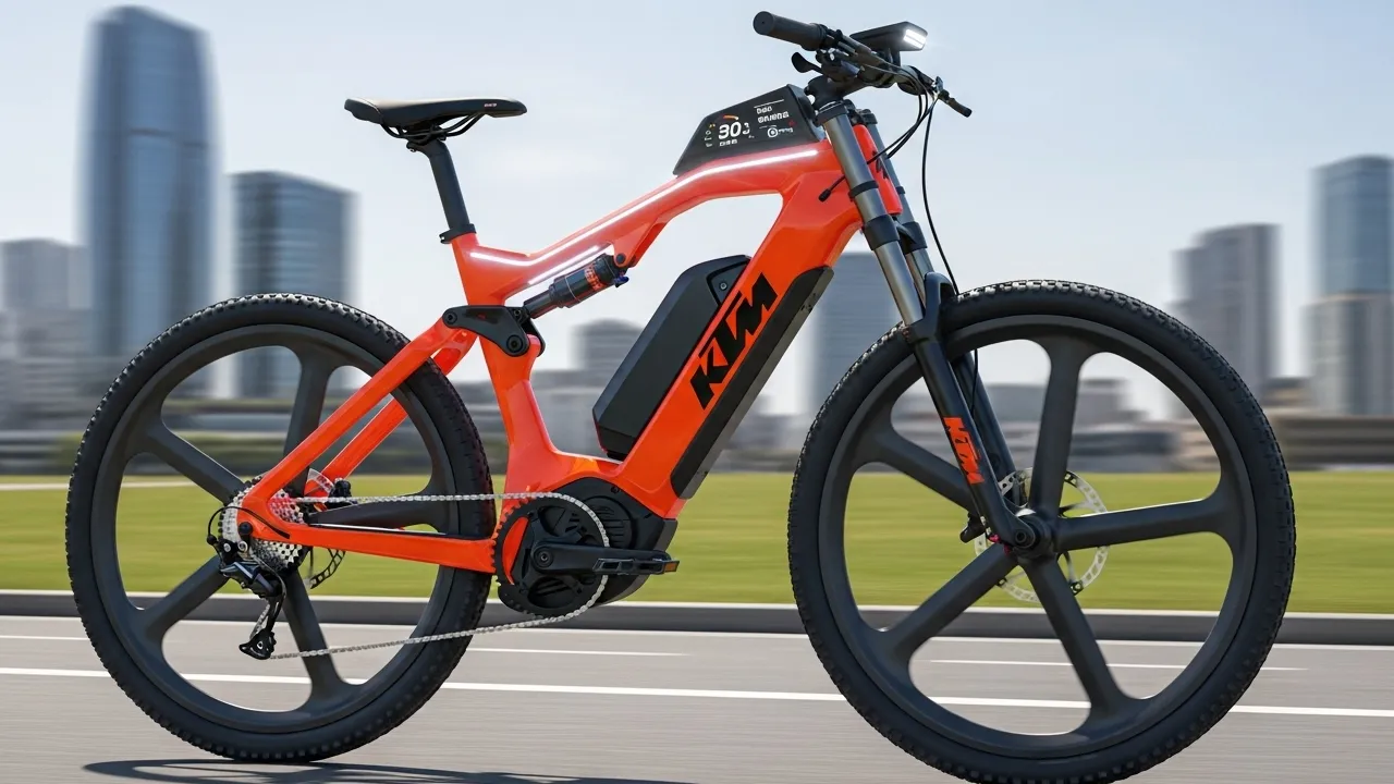 KTM Electric Cycle 2025 Launch – 300KM Range & 55KM/h Speed, Full ...