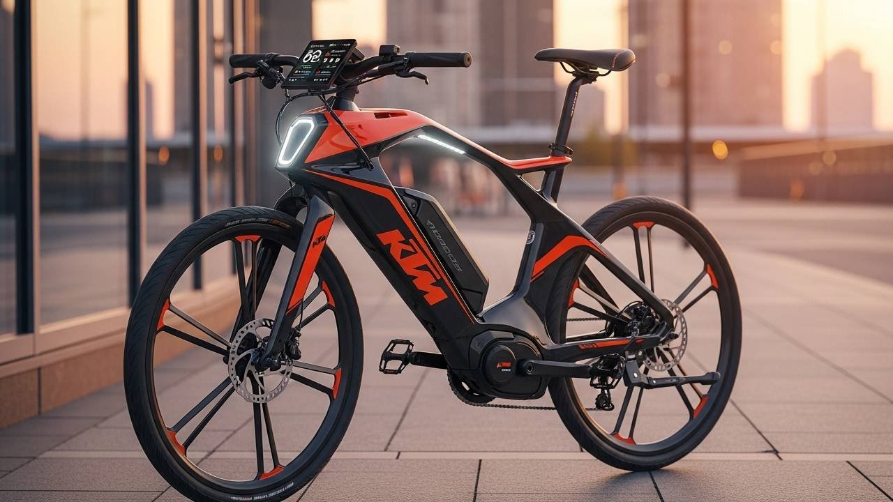 KTM Electric Cycle 2025 Launch – 300KM Range, Fast Charging & Stylish ...